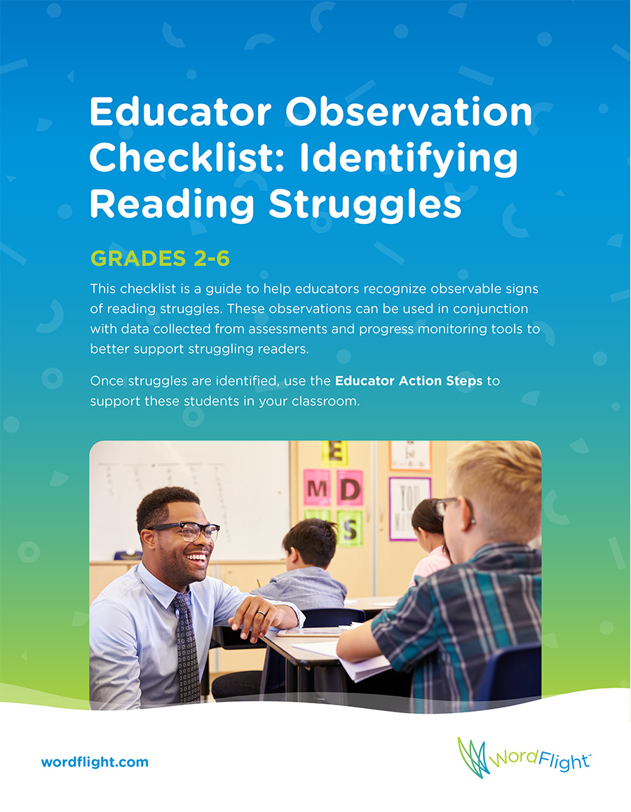 Educator Observation Checklist: Identifying Reading Struggles - GRADES ...